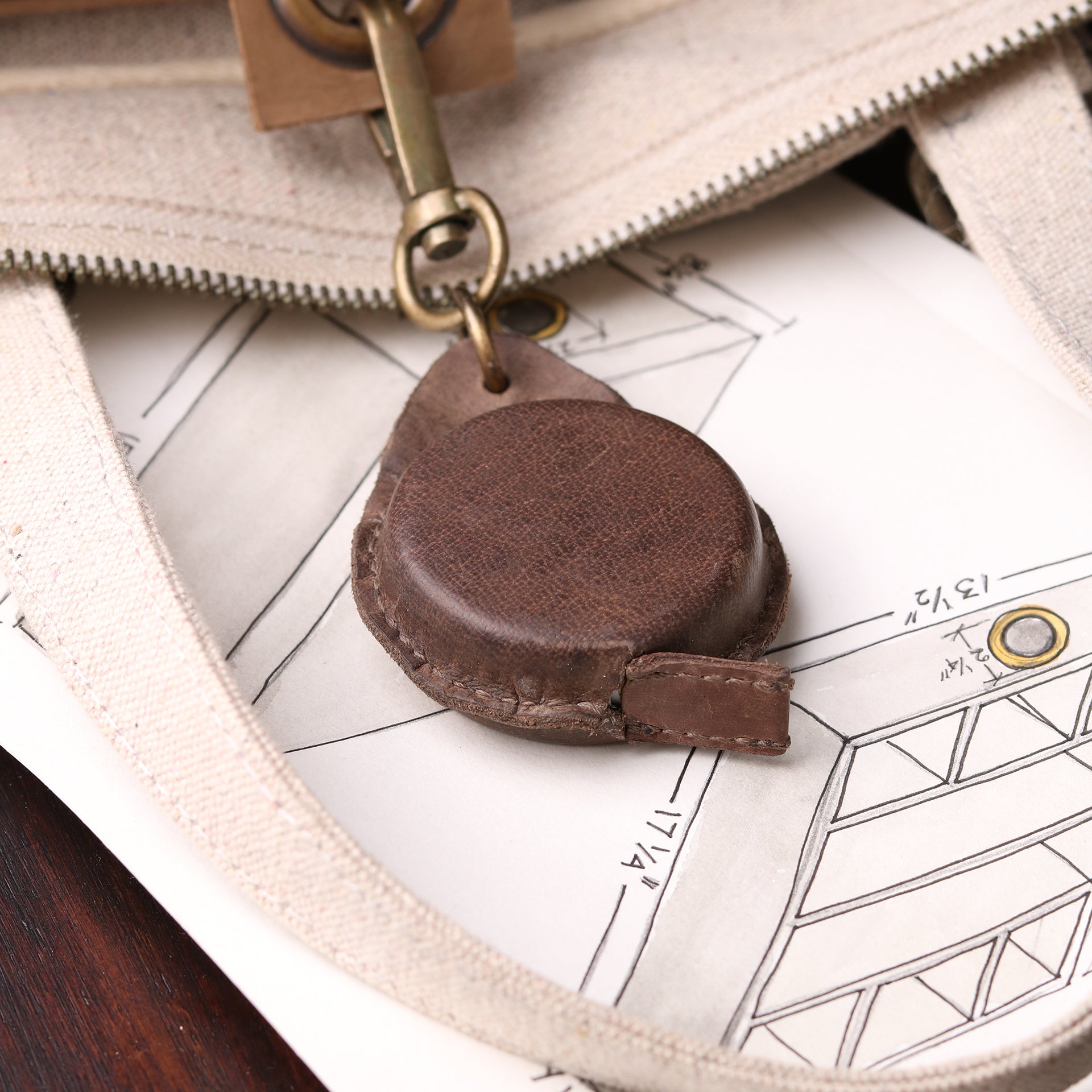LEATHER MEASURING TAPE – Portside Cafe